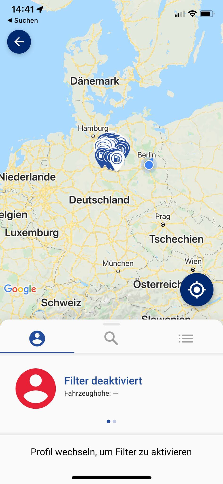 Hoyer-App für LPG-Tankstellen mit Wintergas: Wintergas-Tankstelle finden