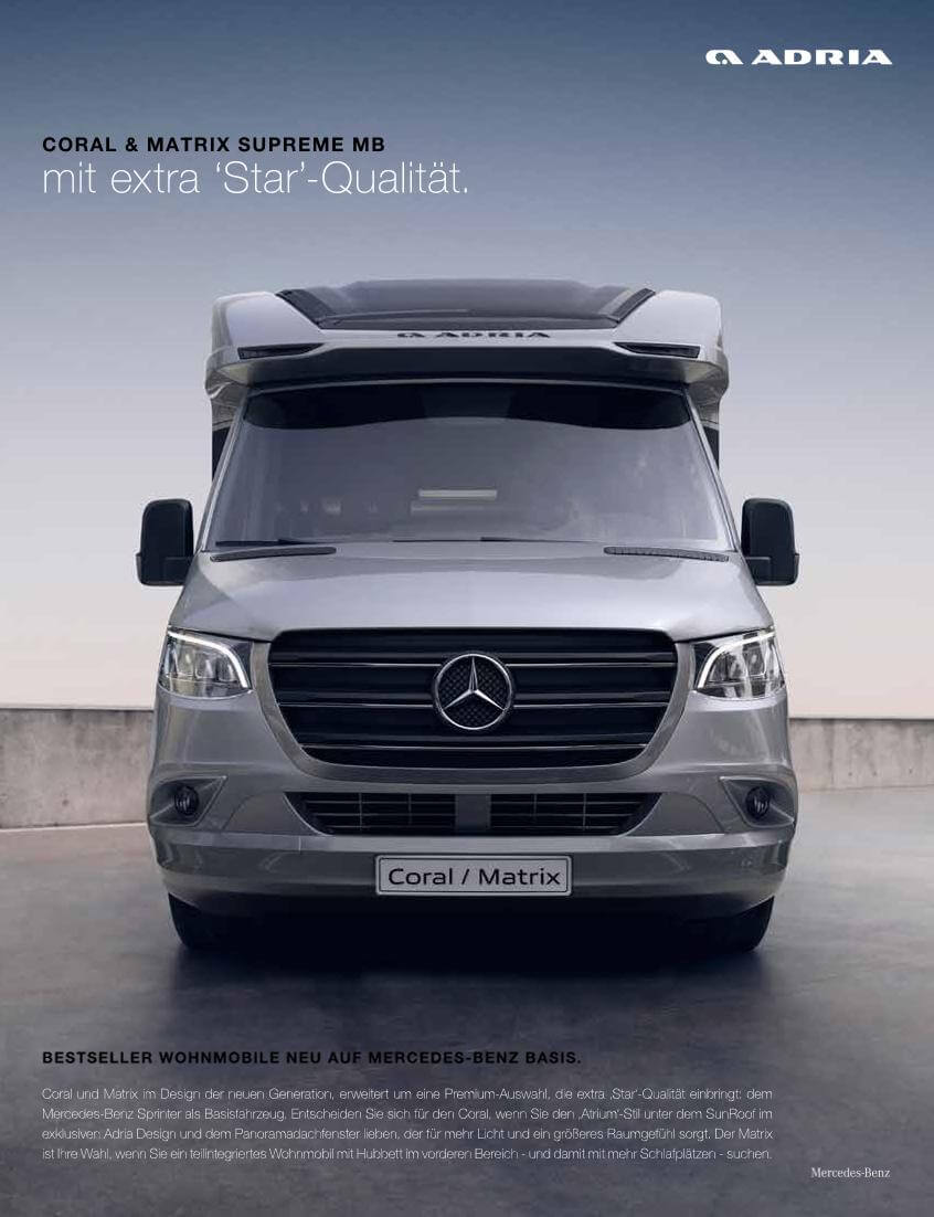 Adria Katalog & Preisliste [2022/2023] » durchblättern & downloaden!