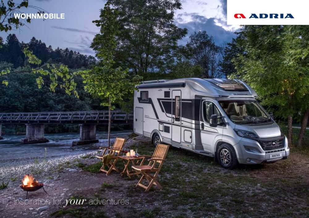 Stilvolle Adria Preisliste 2023 Bild