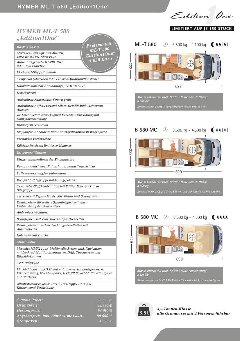 Hymer Wohnmobile Preisliste