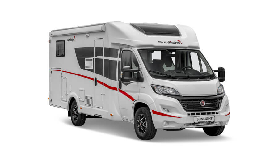 Sunlight T 58 » Kurzer Teilintegrierter mit toller Raumnutzung aus dem ...